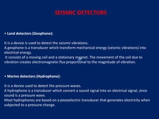 New introduction to seismic method | PPTX