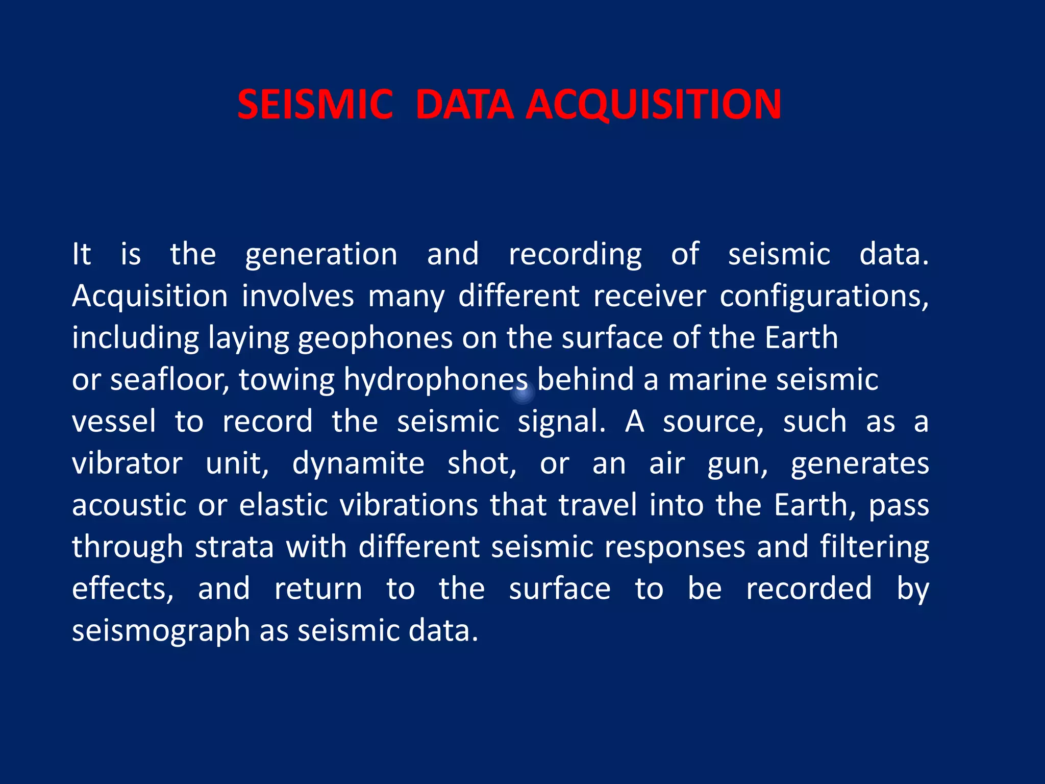 SEISMIC METHOD | PPTX