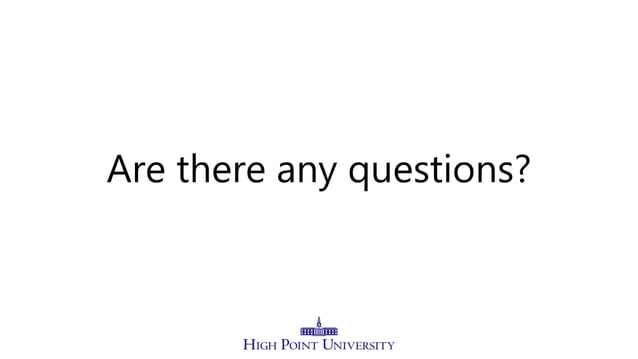 Introduction to Blackboard at HPU | PPT