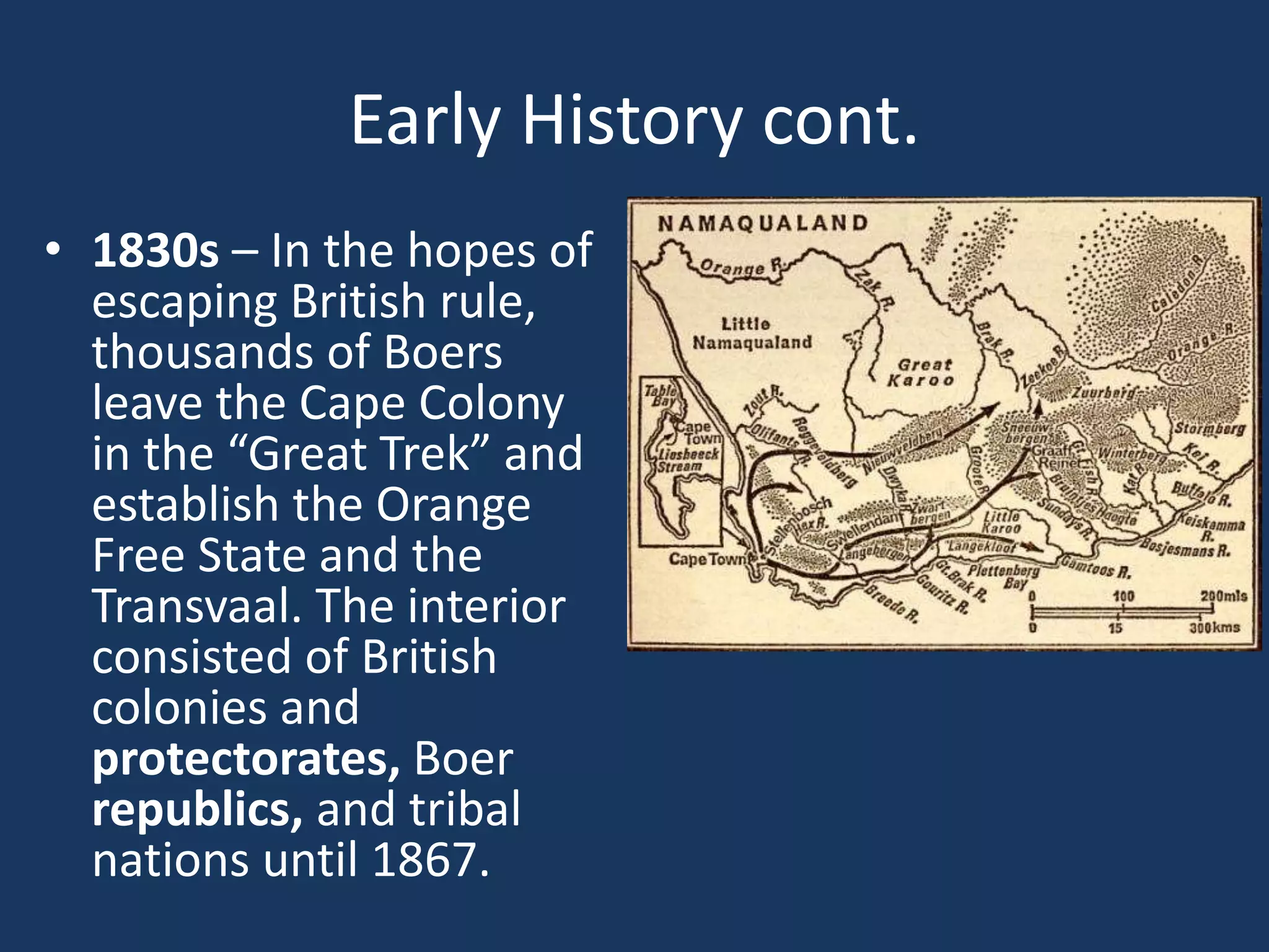 Intro to South African History Notes | PPTX