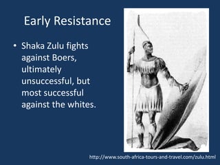 Intro to South African History Notes | PPTX