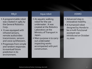 New inventions in robotics | PPTX