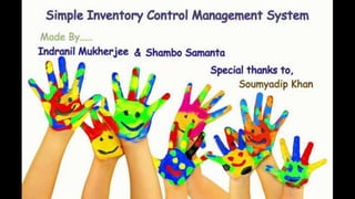 Inventory control Management System using vb6 | PPTX | Computing | Technology & Computing
