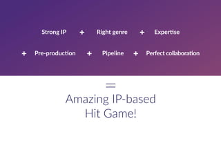 IP based game productions: Best Practices | PPT