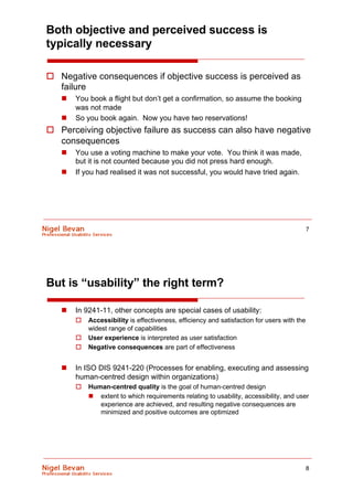 New ISO standards for usability, usability reports and usability ...