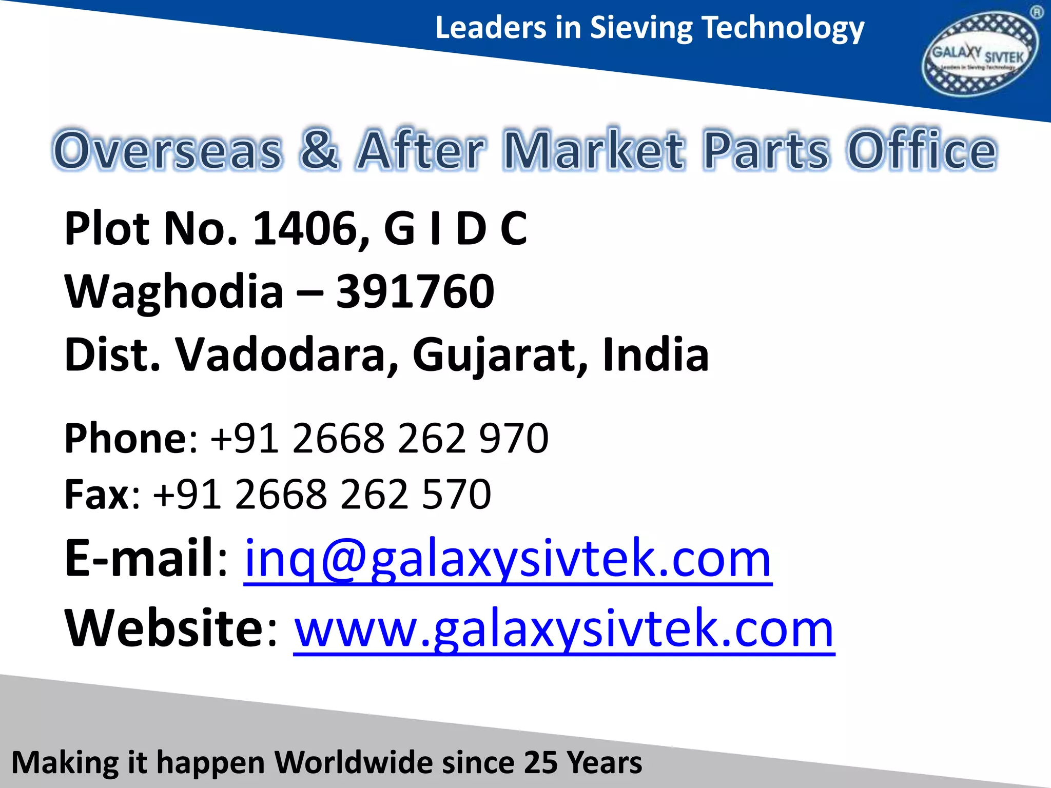 Improve your efficiency and capacity with Sivtek Low Profile Separator ...