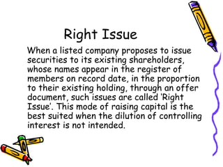 New Issue Market | PPT