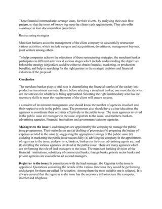 New issue market | DOCX