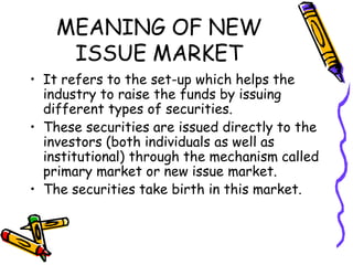 New issue market ppt | PPTX