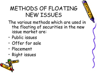 New issue market ppt | PPTX
