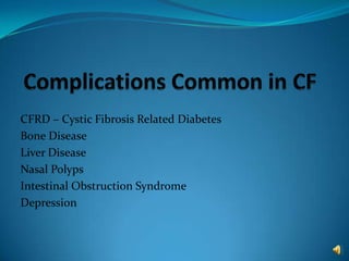 Cystic Fibrosis Foundation | PPTX | Lung and Respiratory Health ...