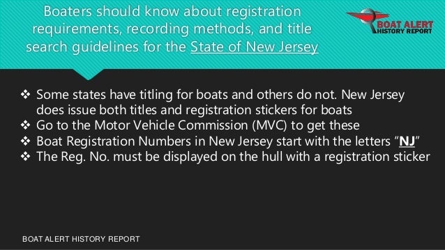 New jersey boat registration | PPTX