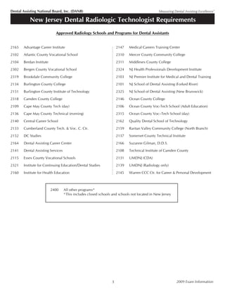 Dental Radiology School and Dental Assisting Program Monmouth County NJ ...