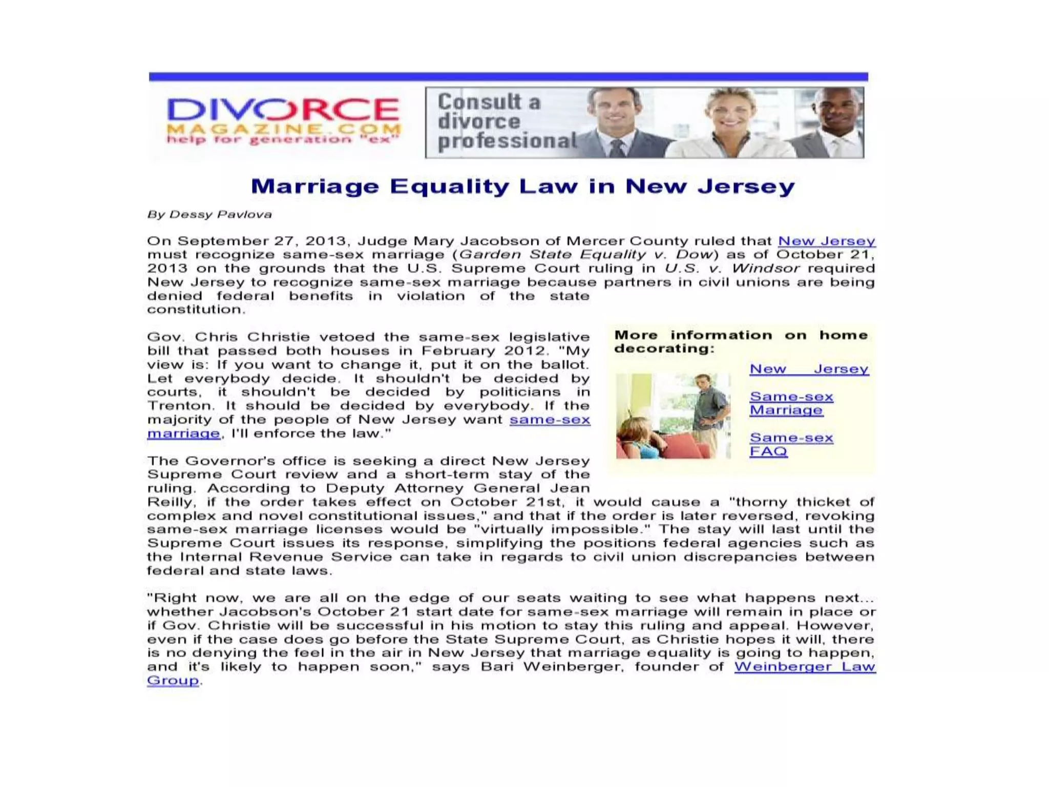 New Jersey Divorce News | PPT