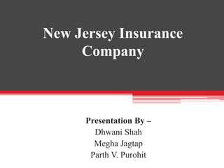 New jersey insurance company | PPT