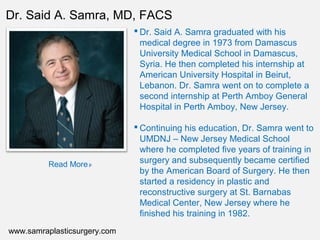 New Jersey Plastic Surgeons | PPT