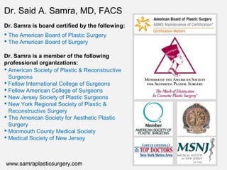 New Jersey Plastic Surgeons | PPT