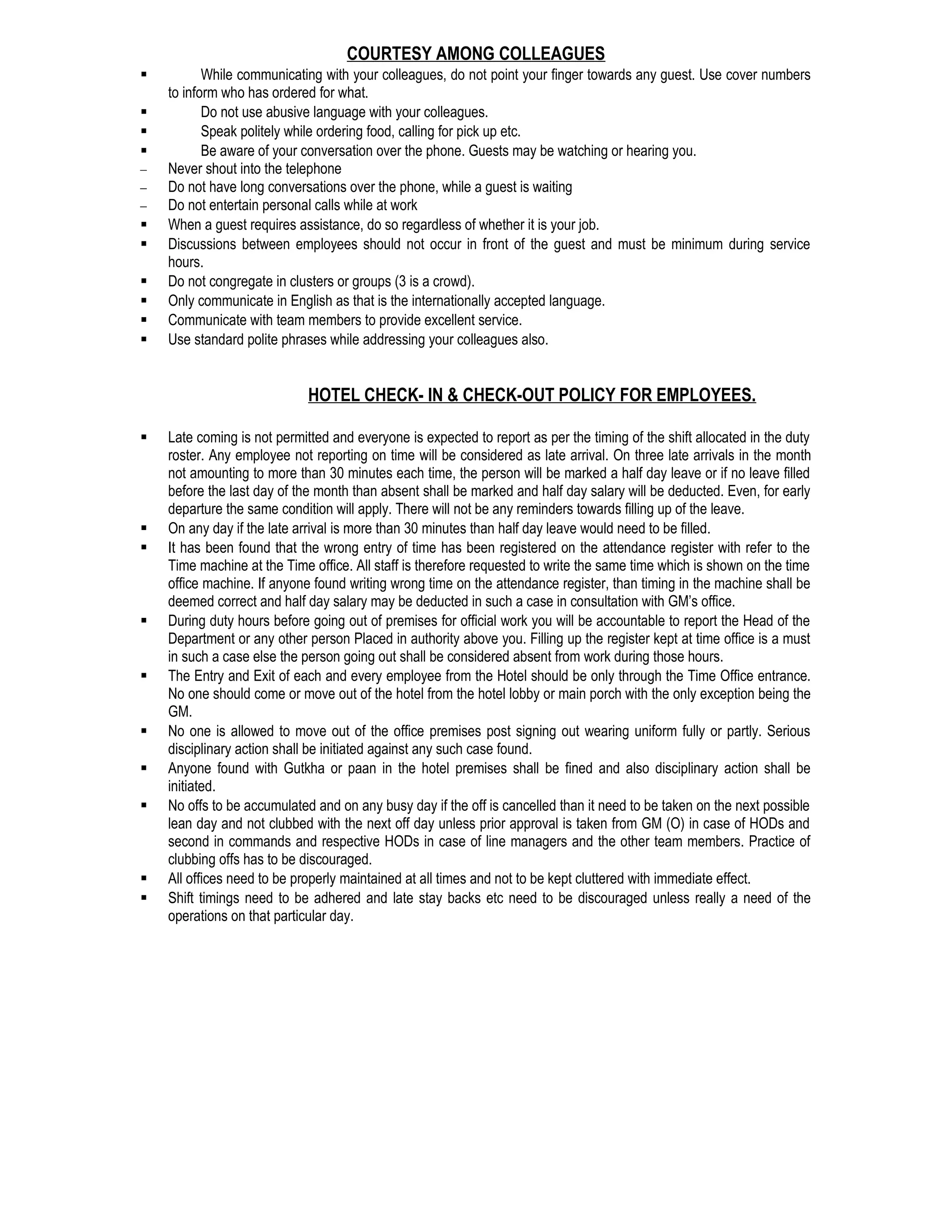 New joinees hand book general | PDF
