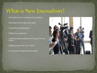 New journalism | PPTX