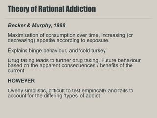 Choice & control theories of Addiction | PPT