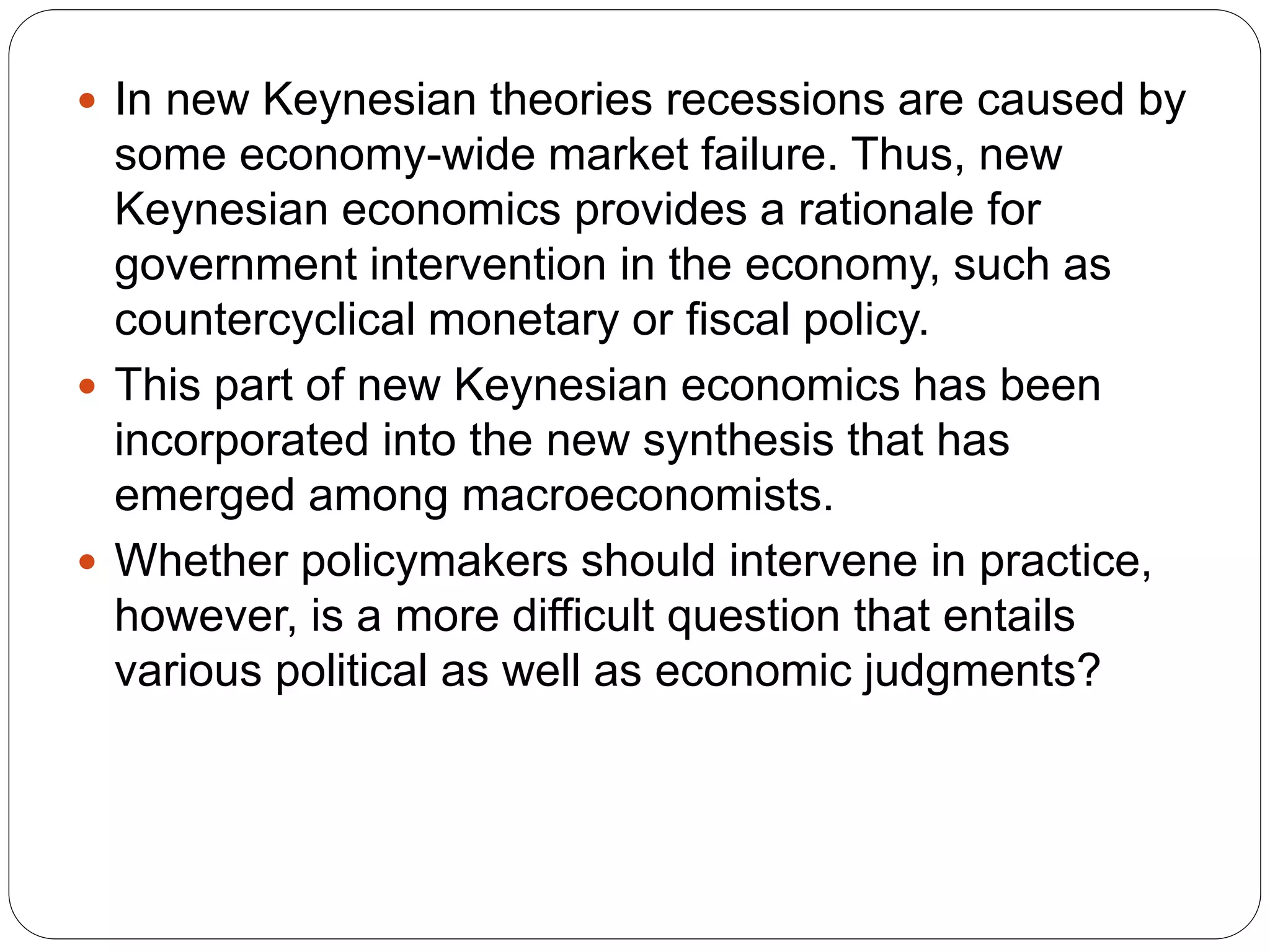 New keynesian economics | PPTX