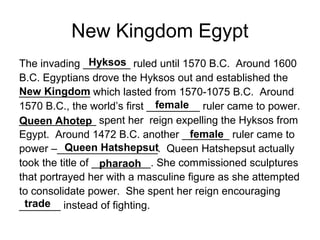New Kingdom Egypt | PPT