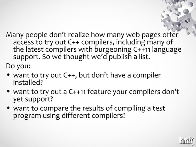 Online Compilers | PPT