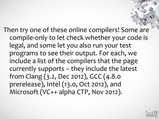 Online Compilers | PPT