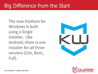 The NEW KioWare for Windows! | PPTX