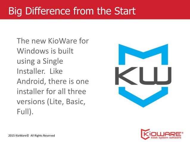 The NEW KioWare for Windows! | PPT