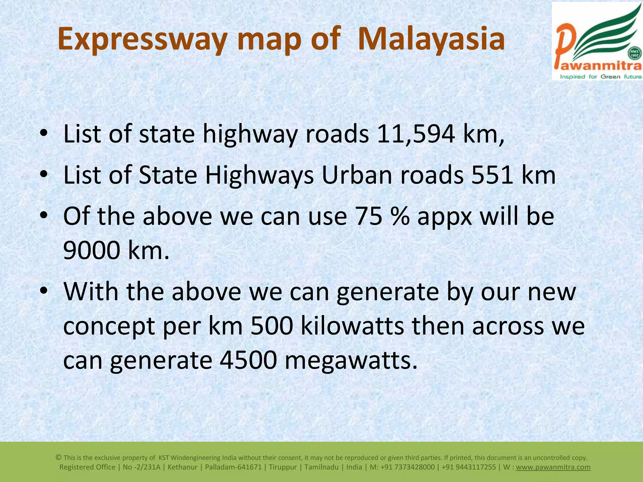 NEW KST Presentation Green highway lighting.ppt