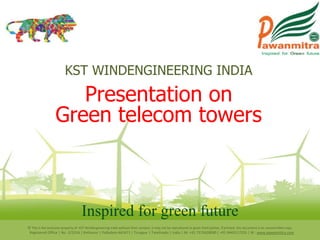 NEW KST Presentation Green Telecom Towers.ppt | Gas and Electric | Home ...