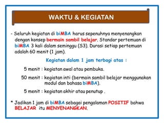 Kurikulum Dasar biMBA | PDF