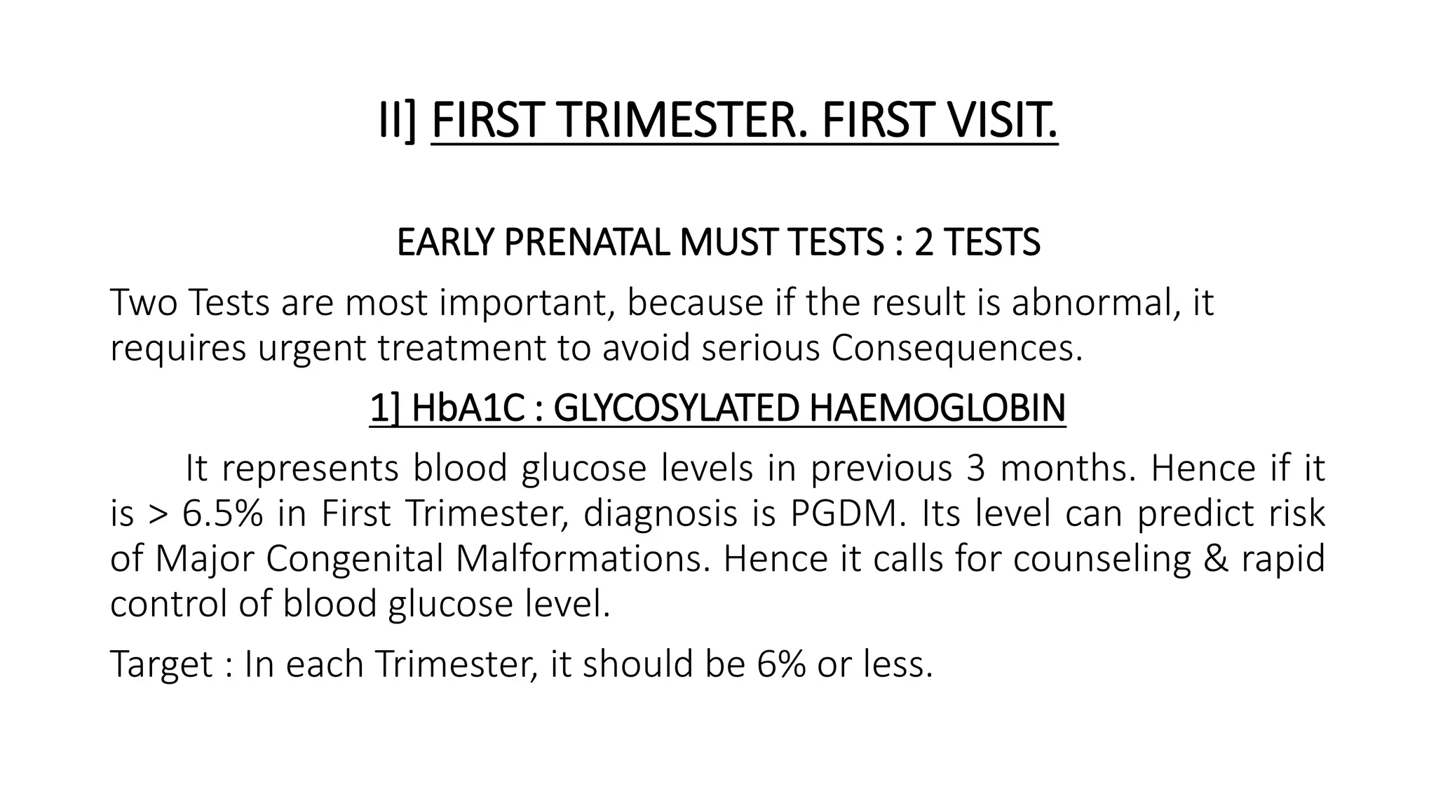 Common Lab Investigations in pregnancy specific to each Trimester | PPTX