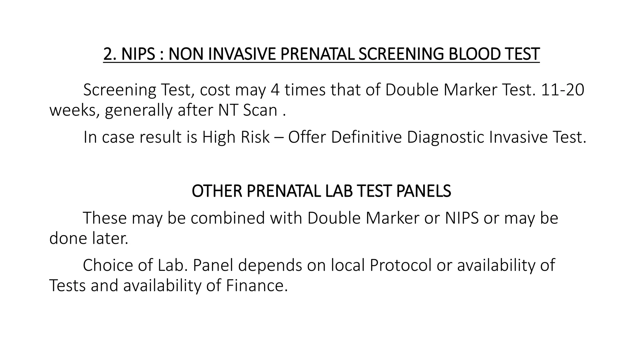 Common Lab Investigations in pregnancy specific to each Trimester | PPTX