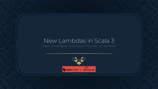New lambdas | PPT