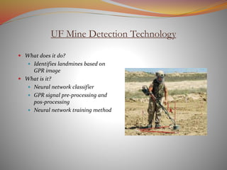 New landmines detection using ground penetrating radar | PPTX