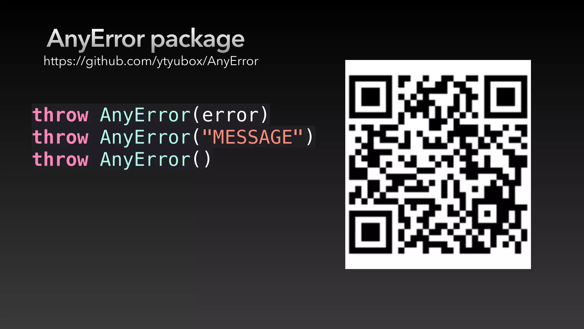 New land of error handling in swift | PPT