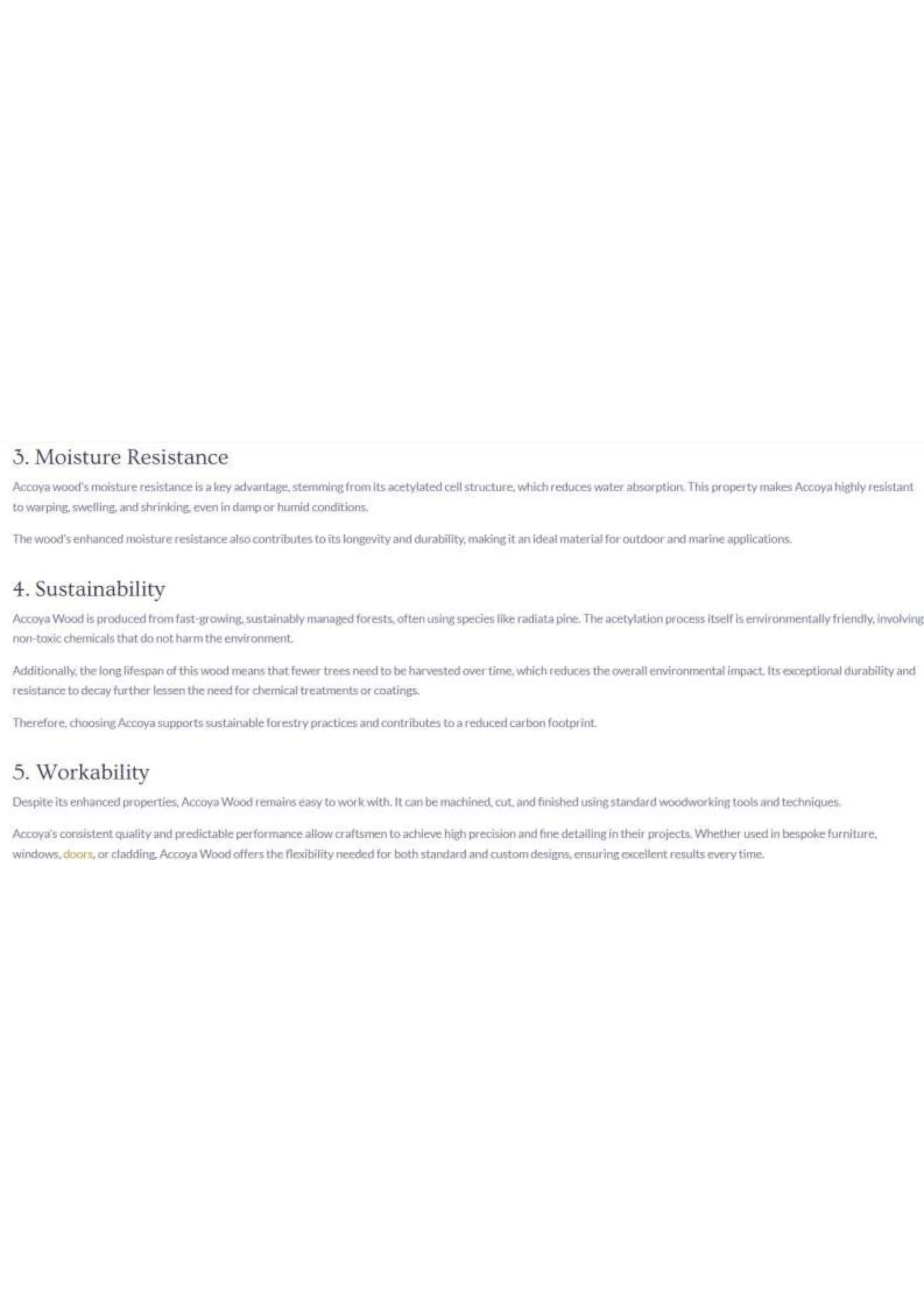 What Is Accoya Wood? A Comprehensive Guide To Its Features & Benefits | PDF