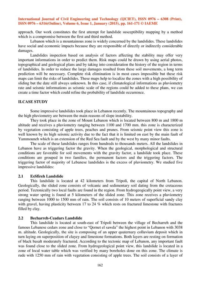 New landslides susceptibility mapping method | PDF | Geography | Science