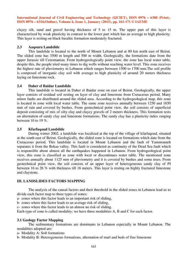 New landslides susceptibility mapping method | PDF | Geography | Science