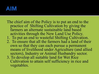 New land use policy | PPTX