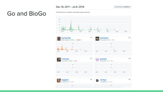 New languages in bioinformatics | PPT