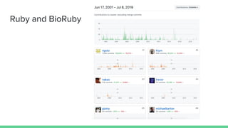 New languages in bioinformatics | PPT