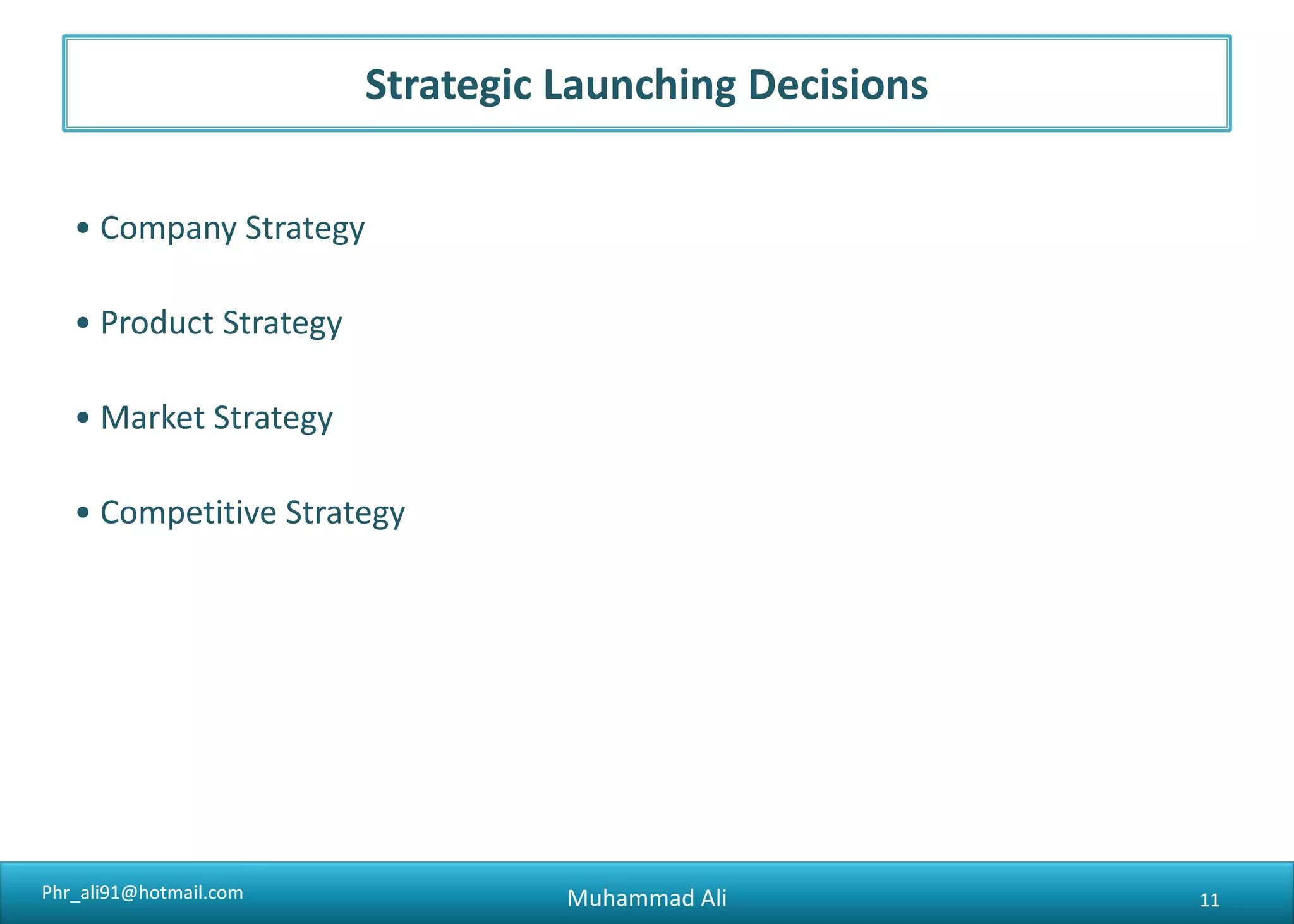 New Launch Strategy & Product Cycle | PDF