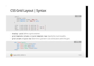 New layout models on the Web (Mobile World Congress 2014) | PDF