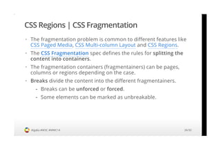 New layout models on the Web (Mobile World Congress 2014) | PDF