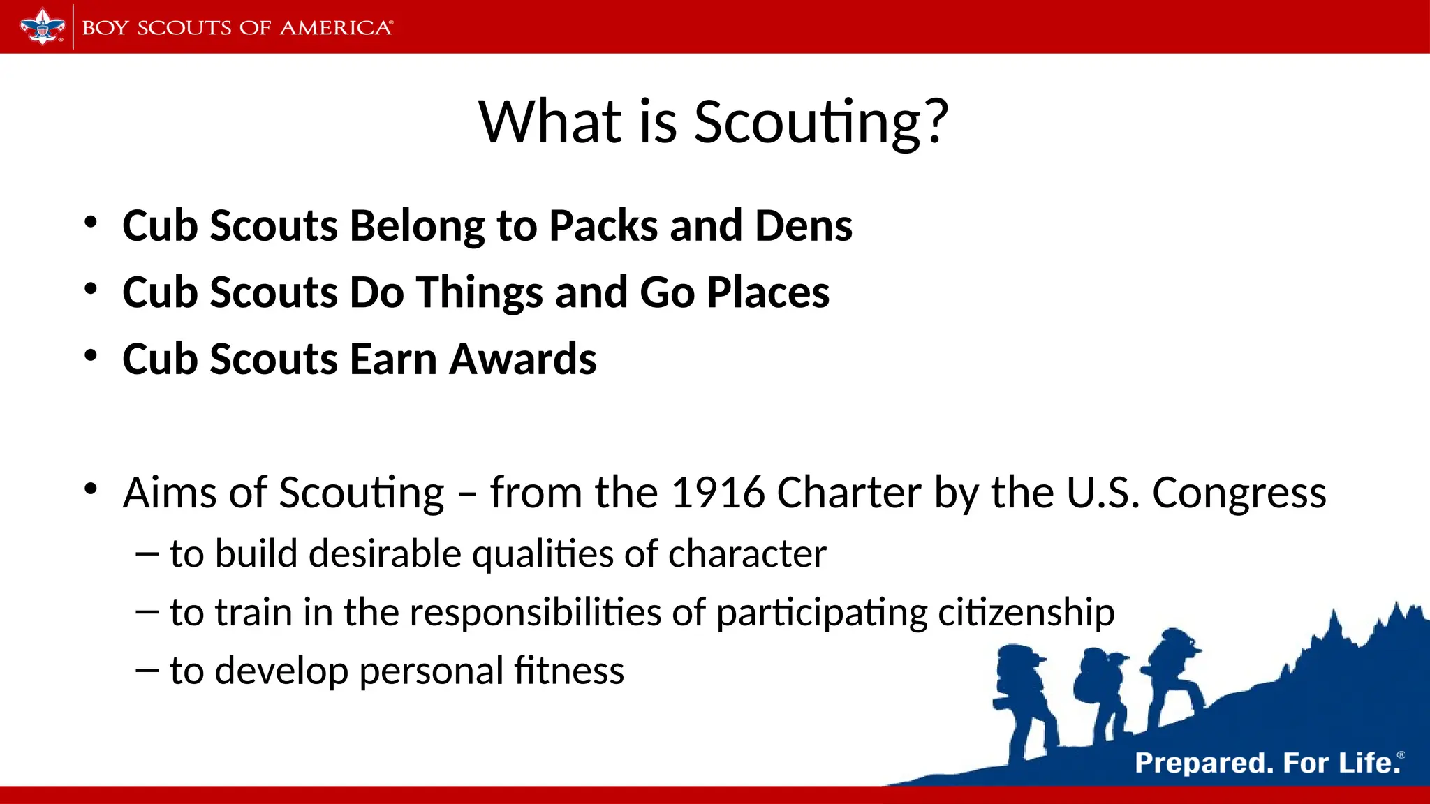 New Leader Training for Cub Scout Pack 400 | PPT