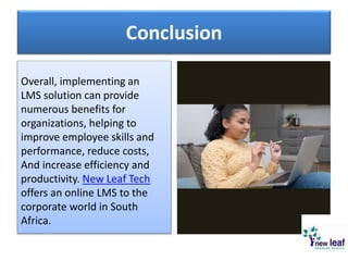 Benefits of Implementing an LMS Solution | PPT