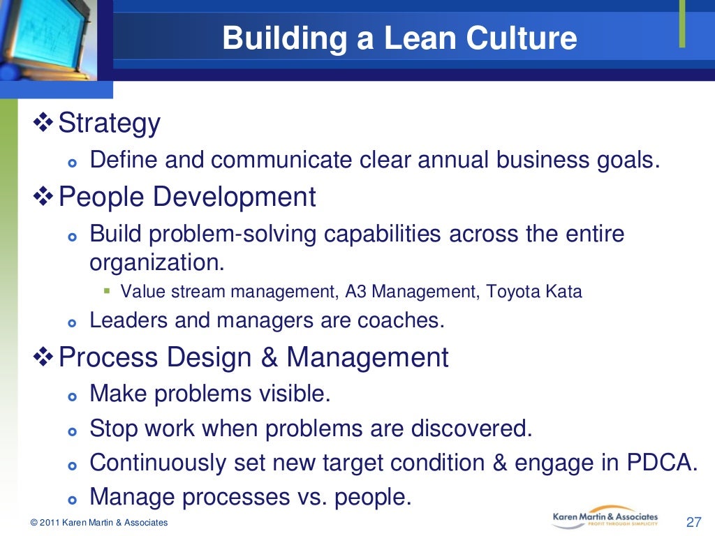 Building a Lean Culture Strategy